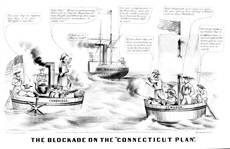 Union Blockade Of Southern Shipping